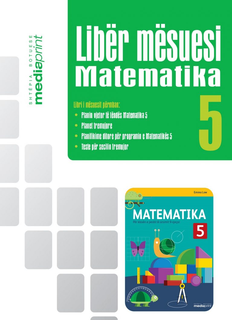 Libër mësuesi Matematikë 1 – Media Print